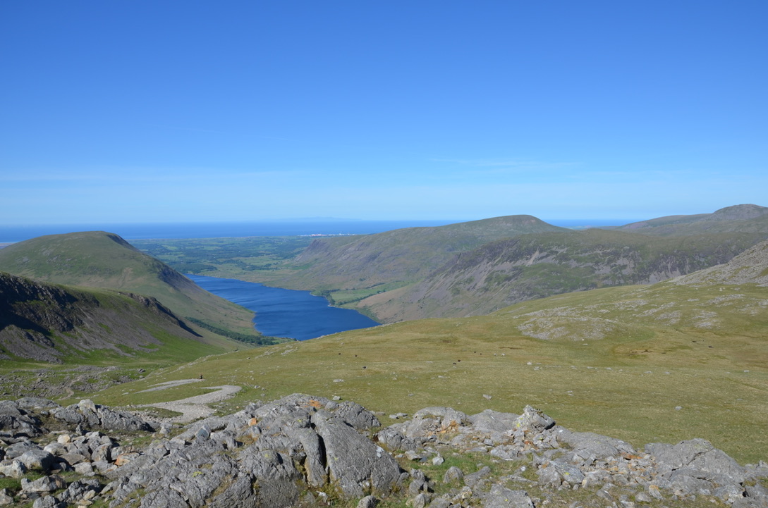 Walk Scafell Pike and Sprinkling Tarn, Lake District, Cumbria, England ...